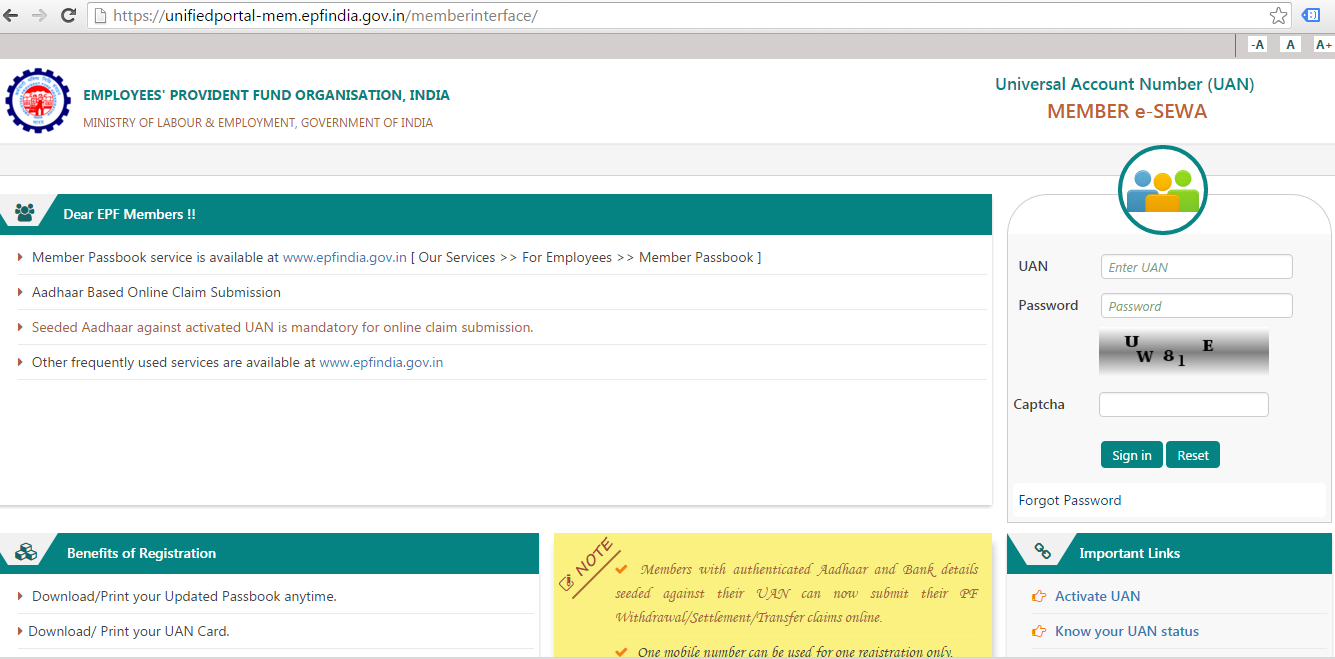 How to link Aadhaar to EPF online?