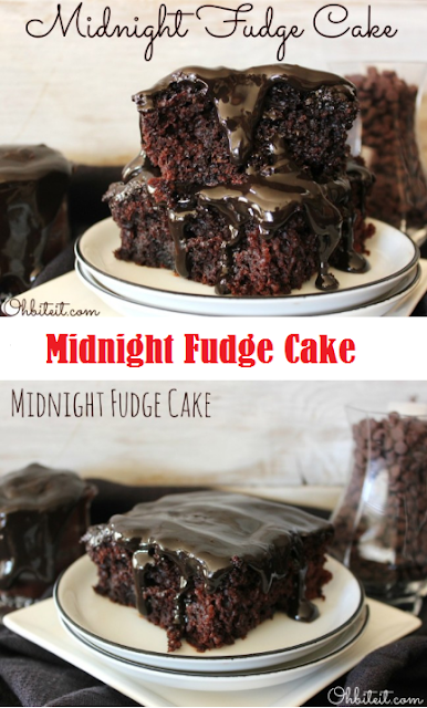 MIDNIGHT FUDGE CAKE - Delicious Food
