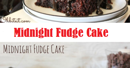MIDNIGHT FUDGE CAKE - Delicious Food
