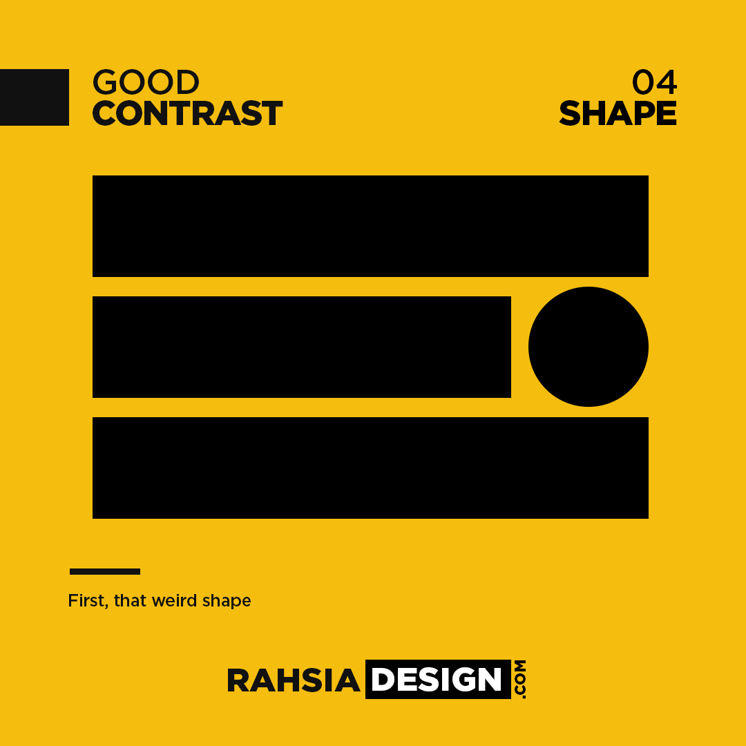 Rahsia Design: 4 Tips For Good Contrast in Design