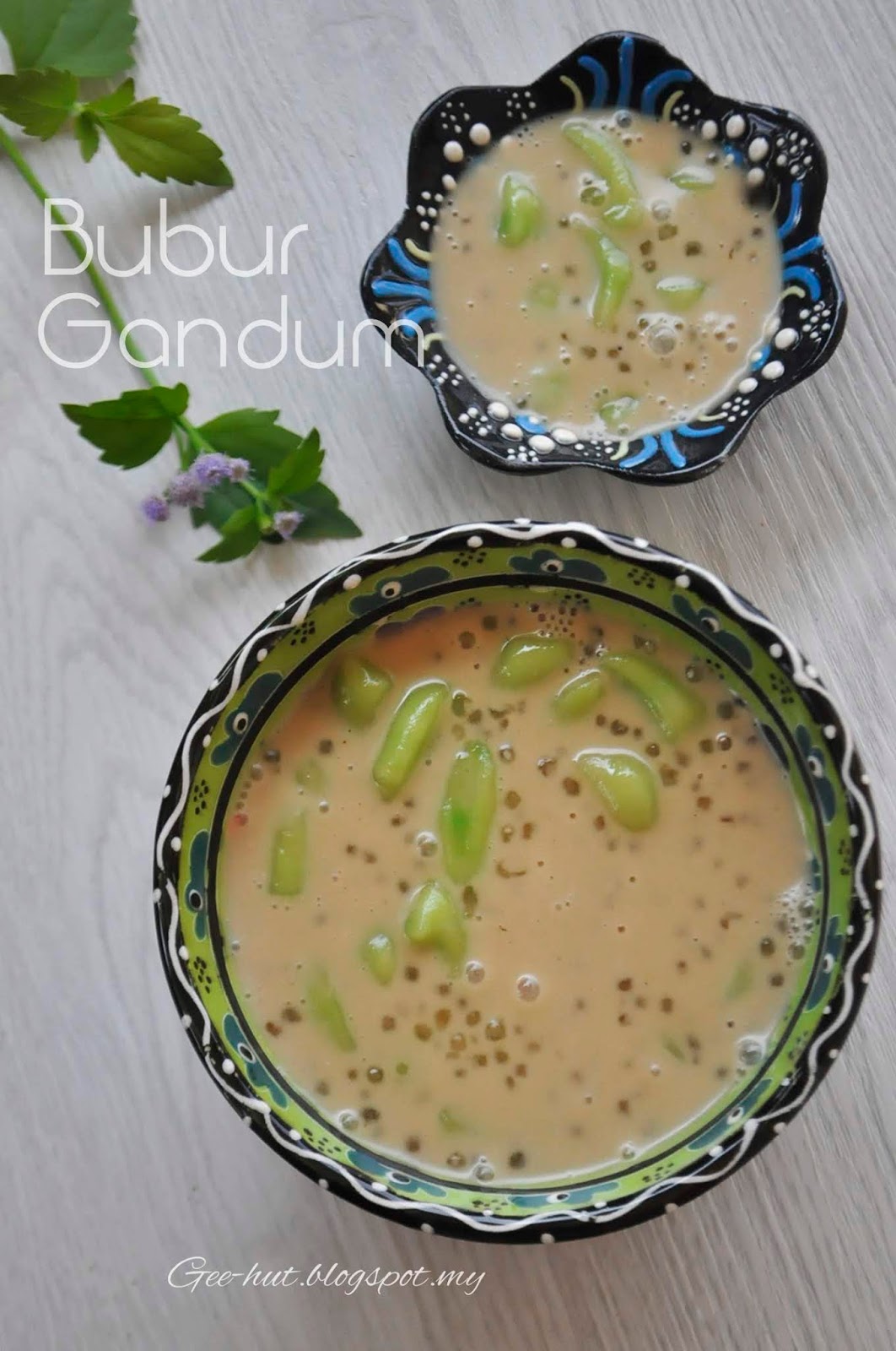 GeeHut: Bubur gandum iftar 21 Ramadhan