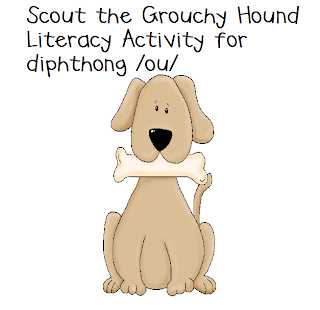Life in First Grade: Scout the Grouchy Hound Center Activity...TPT!