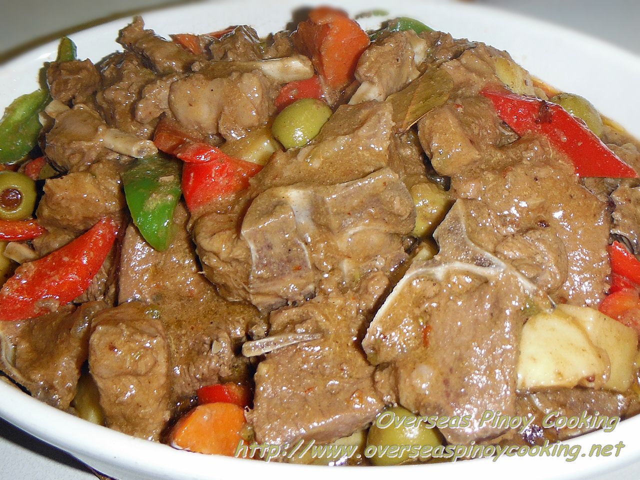 Lamb Kaldereta, Batangas Kaldereta Style