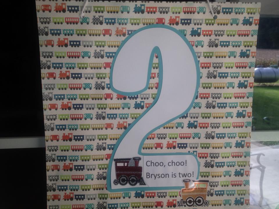 Banana Lala: {Real Parties} Choo, choo! Bryson is TWO!