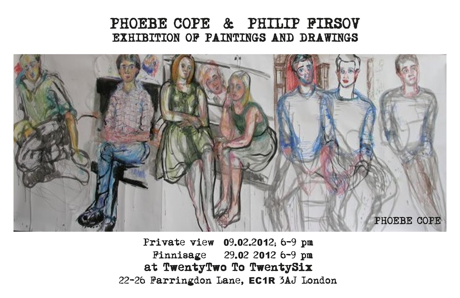 Royal Drawing School Alumni Programme: Phoebe Cope and Philip Firsov
