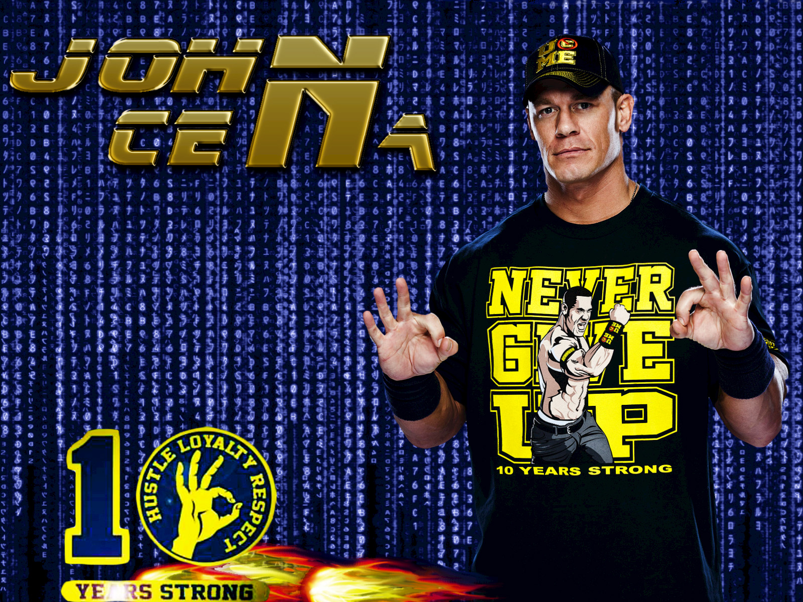 John cena 10 years strong wallpapers