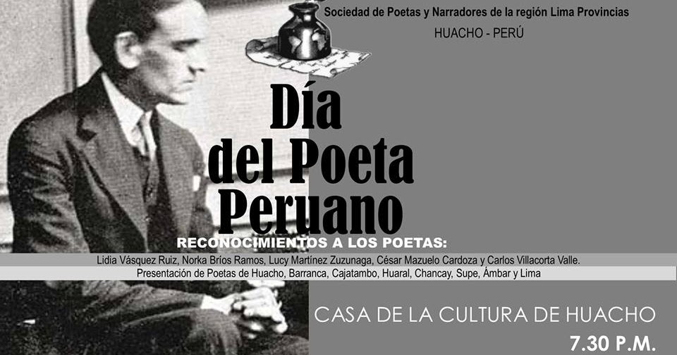DÍA DEL POETA PERUANO - PROGRAMACIÓN