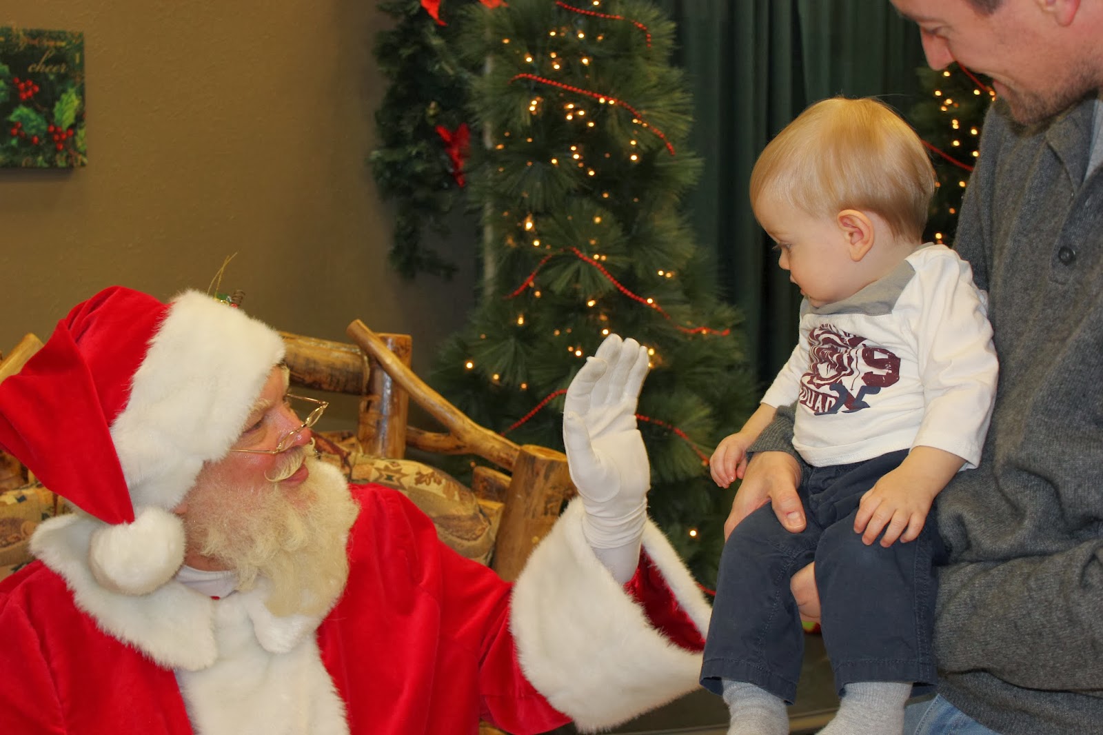 Family Moments: Meeting Santa Claus