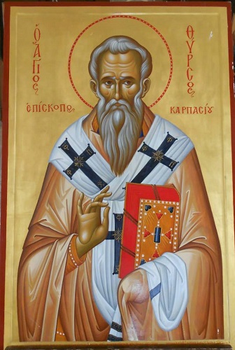 ORTHODOX CHRISTIANITY THEN AND NOW: Saint Thyrsos, Bishop of Karpasia ...