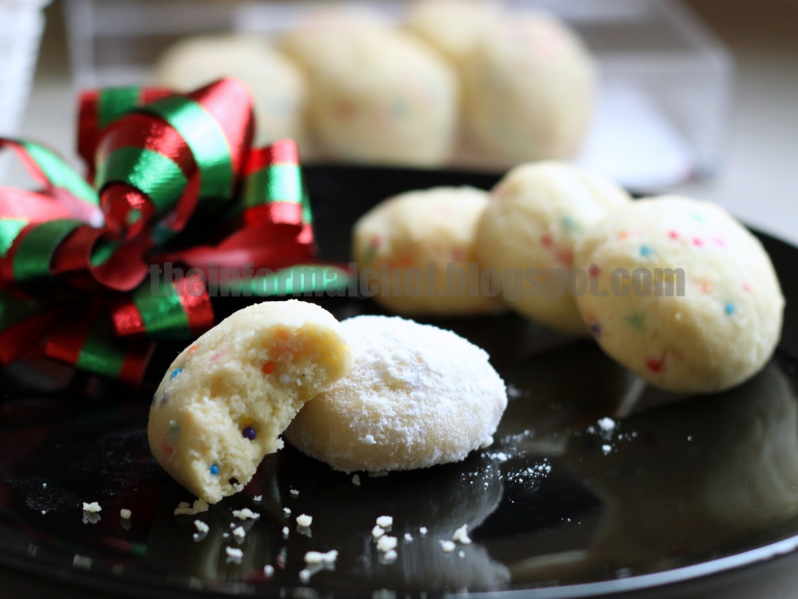The Informal Chef: Christmas Shortbread Cookie Recipes: Nonpareils ...