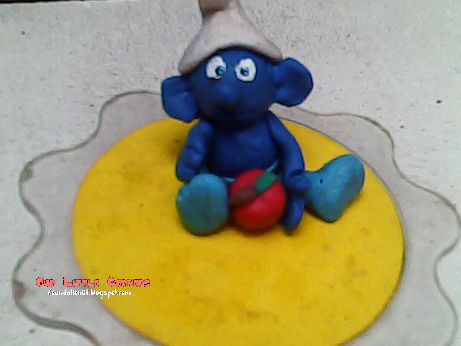 OUR LITTLE CORNERS: Clay Art # 13 : Smurf