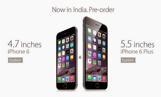 The Tech Guru : iPhone 6 pre-order start in India, prices unveiled