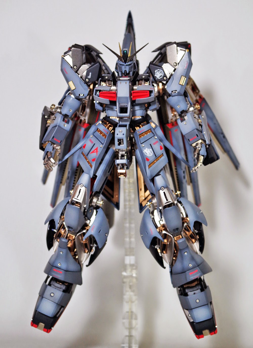 GUNDAM GUY: MG 1/100 RX-93-V2 Hi Nu Gundam [Open Hatch] - Custom Build