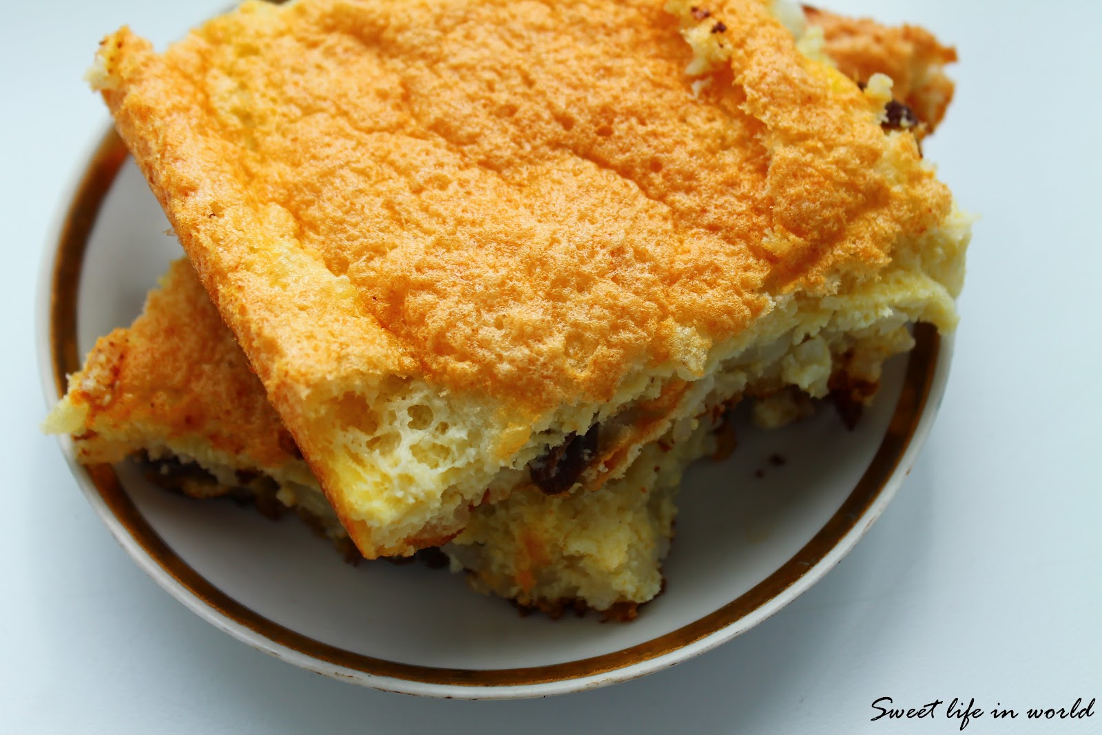 Classic English rice pudding with raisins ~ sweet life in the world