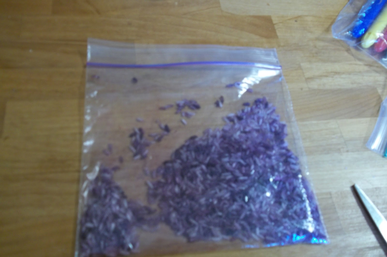 Sand Art Bottle Craft No Sand Colored Rice - Adventures of Kids ...