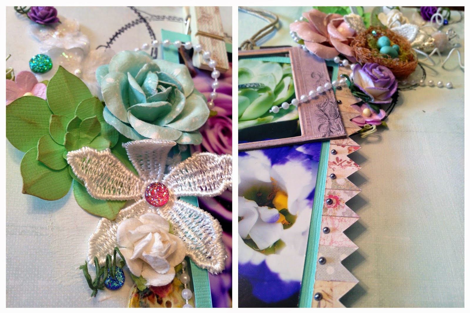 With this Ring: A Wedding Scrapbook Layout - Alice Scraps Wonderland