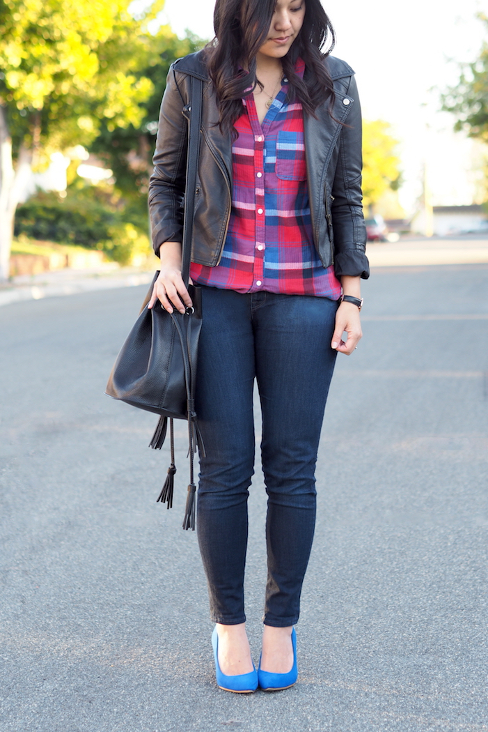 Dressing Up a Plaid Shirt for the Holidays | Putting Me Together ...