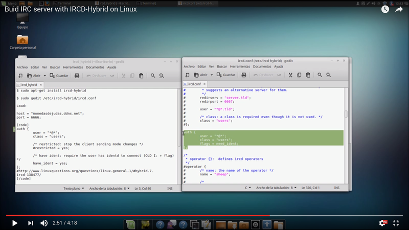 LAS MONEDAS DE JUDAS: Montar un servidor IRC con IRCD-Hybrid sobre GNU ...