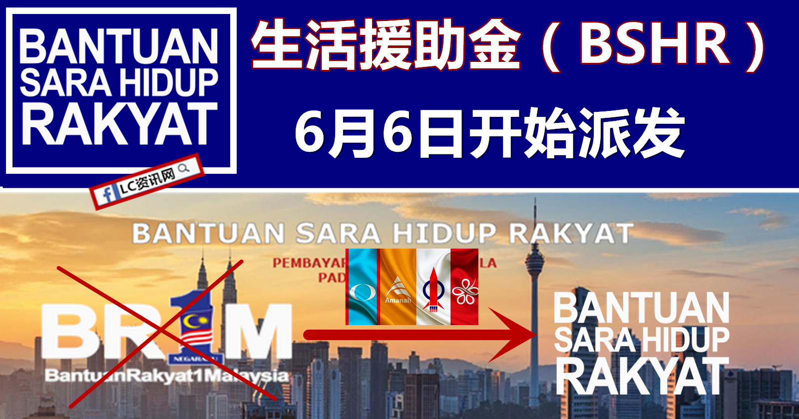 生活援助金（BSHR）6月6日开始派发