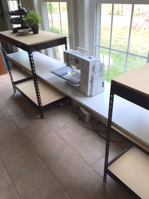 Sew Many Ways...: Workbench Sewing Table...