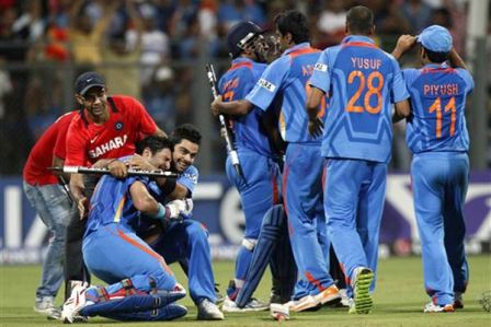 wall photos: Indian Team World Cup 2011 Celebration Photos, India Win ...