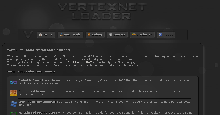 VertexNet Loader v1.2.1 | Hack3r-IQ