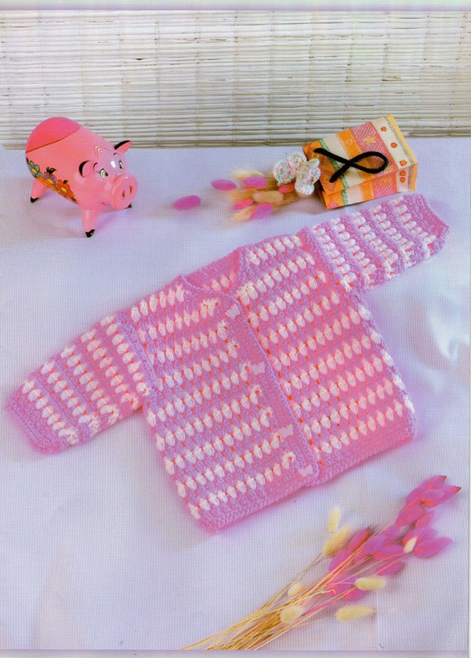 LURASQUINHO ARTEIRA: Casaquinho de menina em crche