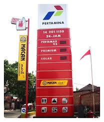 Pembuatan Pylon Sign Pada SPBU PERTAMINA - Kontraktor Huruf Timbul ...