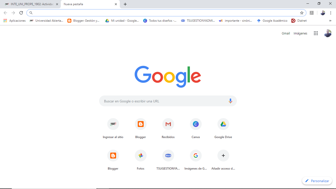 Gestión y Administración de PyMEs: Actividad 1. Sesión 5. Selección y ...