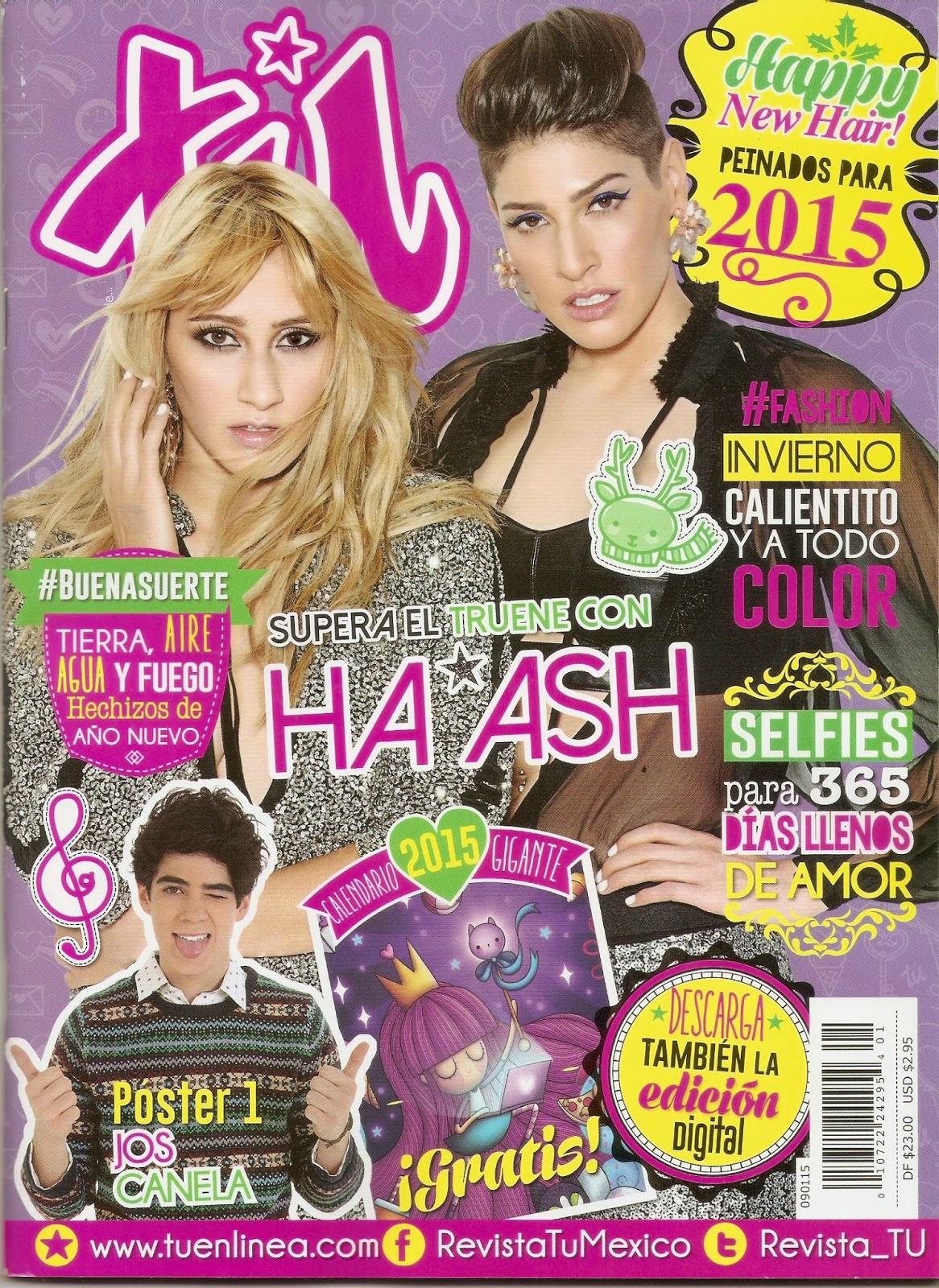 ..:FANS TOKIO HOTEL MEXICO:..: Revista TU - Diciembre- Enero 2015 (Mexico)