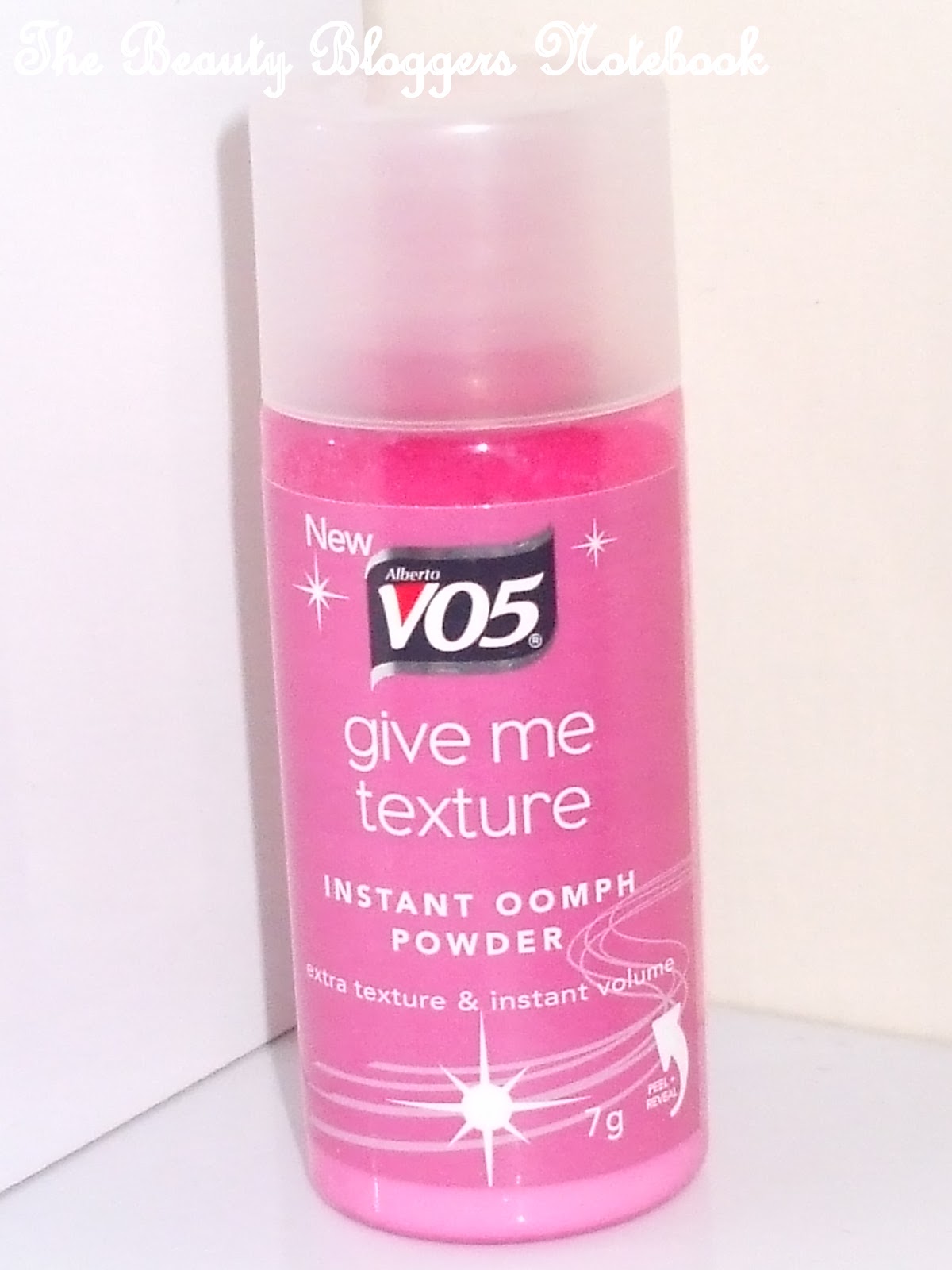 The Beauty Bloggers Notebook: V05 Give Me Texture Instant Oomph Powder ...