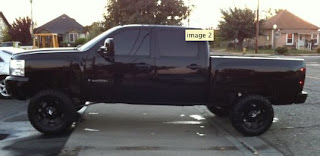 Random Notes: Blacked out truck