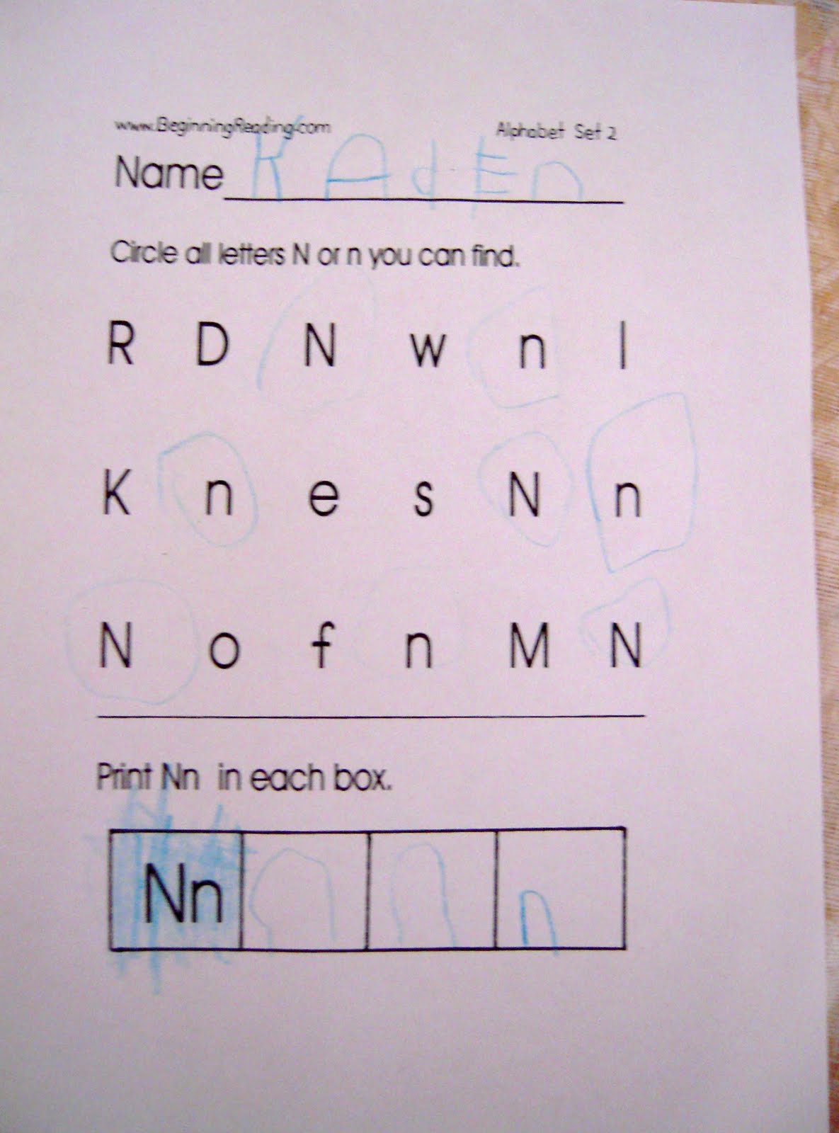 La-La's Home Daycare: Letter Nn Week