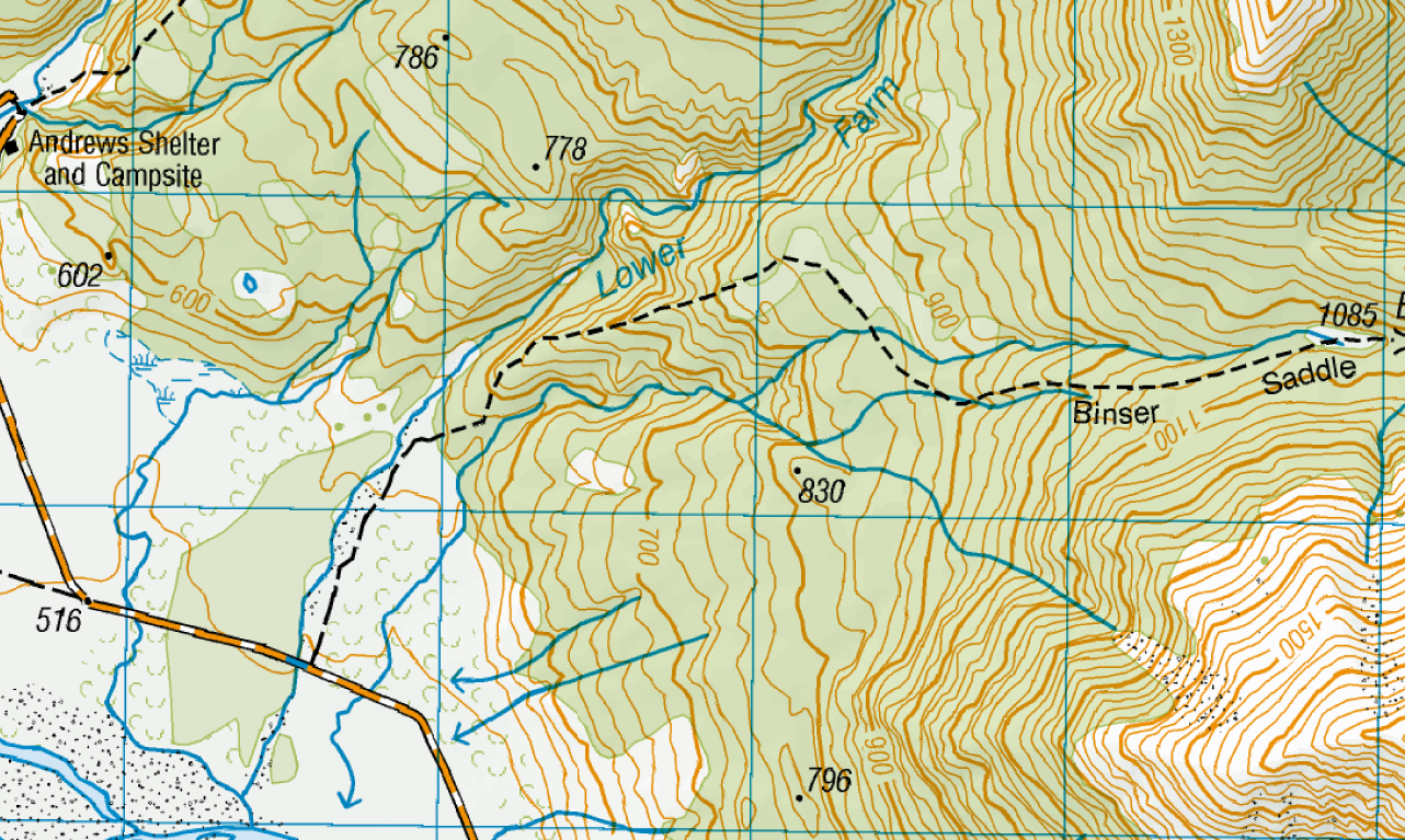 Tramping in the New Zealand backcountry: NZ Bush Adventures: Andrews ...