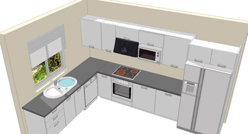 Design Continent: L - Shaped Kitchen Cabinet Designs