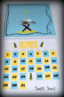 Simply Savvy: Keepsake Calendar