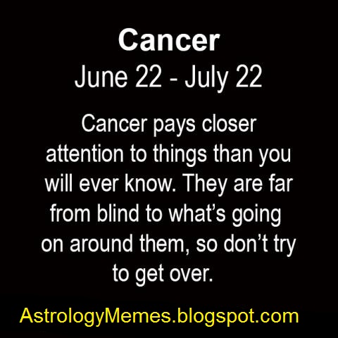 Cancer | Astrology Memes