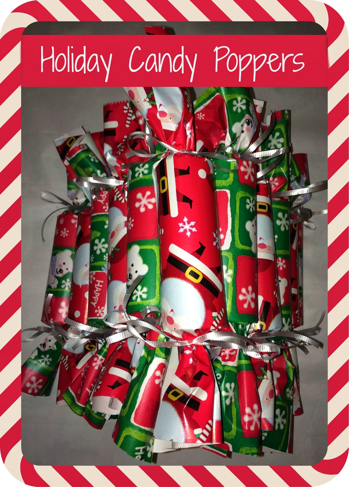 Make your Own Holiday Candy Poppers - A Sparkle of Genius