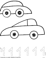 Fichas Infantiles: Fichas del número 1