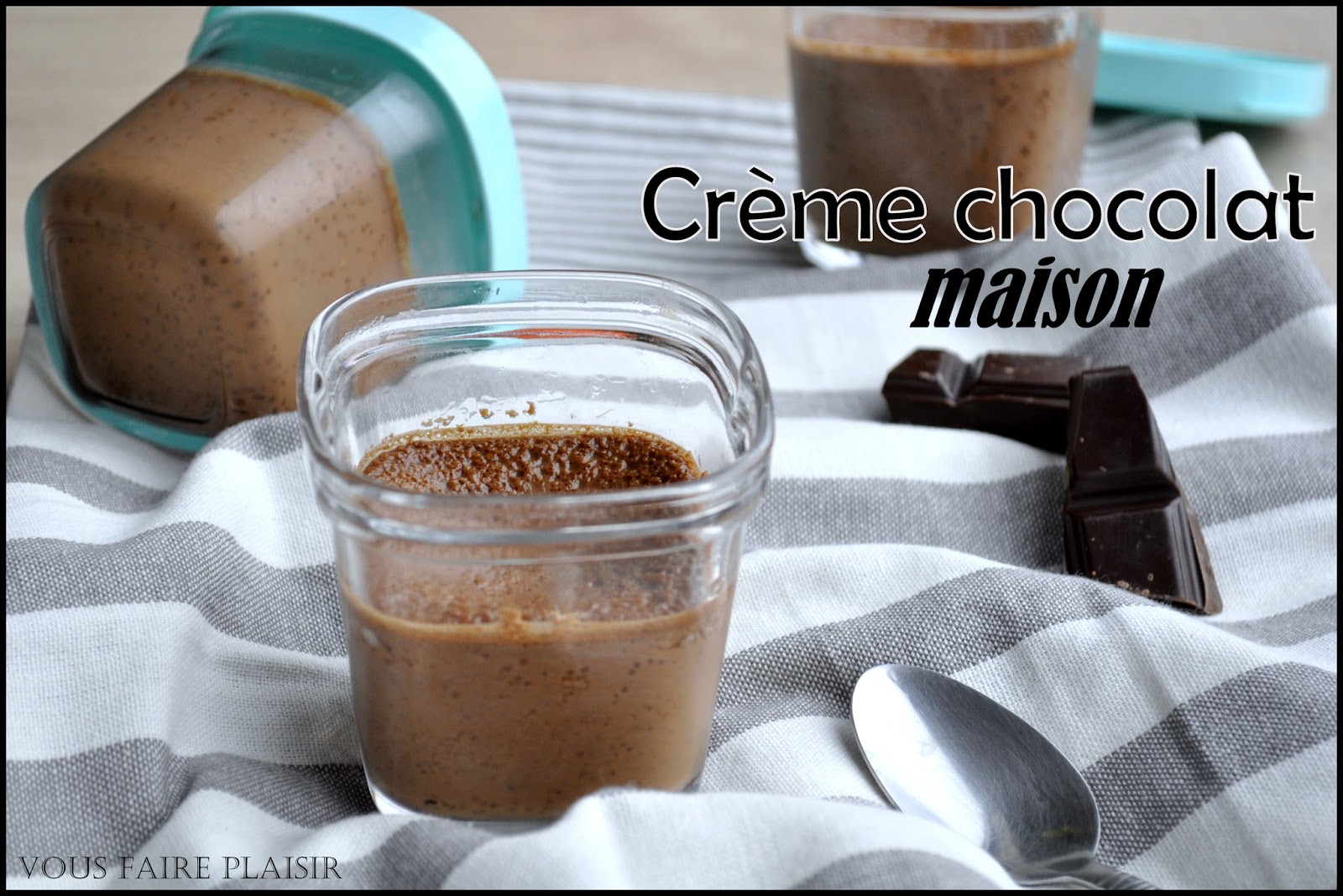 Crème dessert chocolat maison