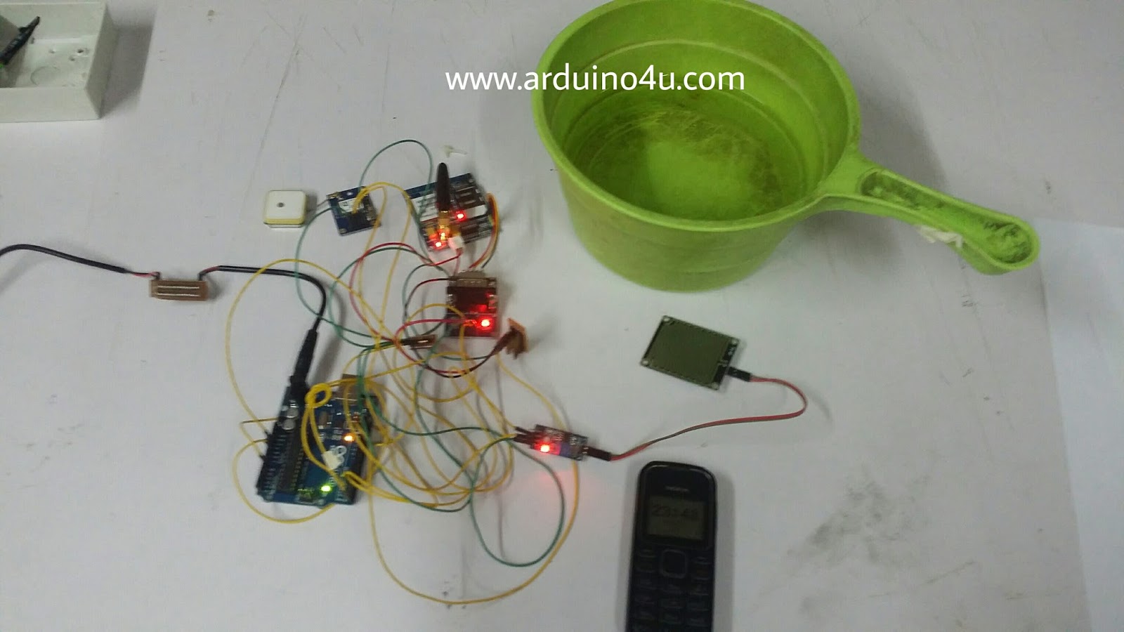 Projek Elektronik Arduino4u.com: 61.Portable Flood Alert System