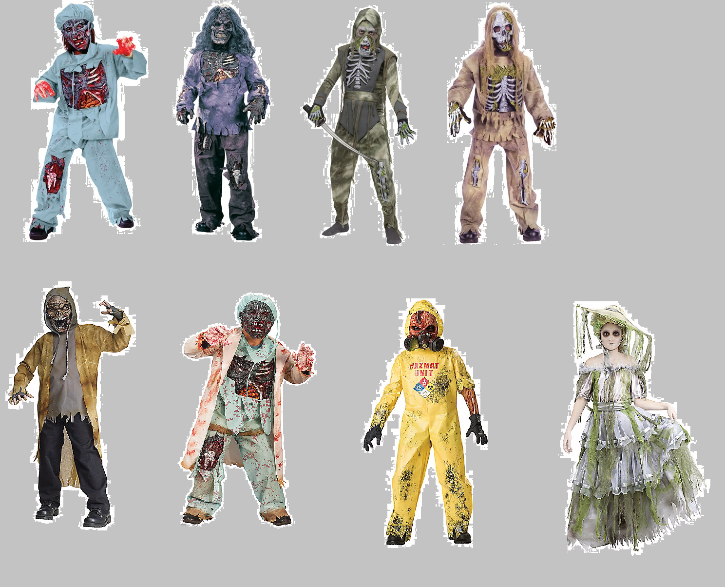 CELTIC PUMPKIN: Zombie Costumes Spoiled for Choice?