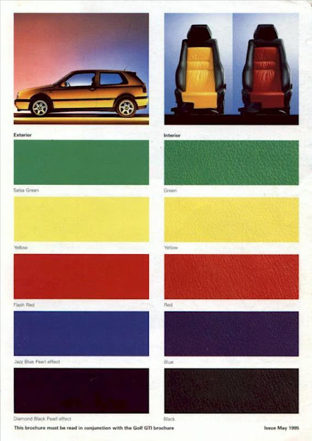 Falando de VAG: Desvendando o Interior Colour Concept (Golf MK3)