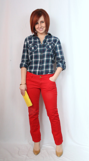 Thrift and Shout: Cute Outfit of the Day: Primary Colors