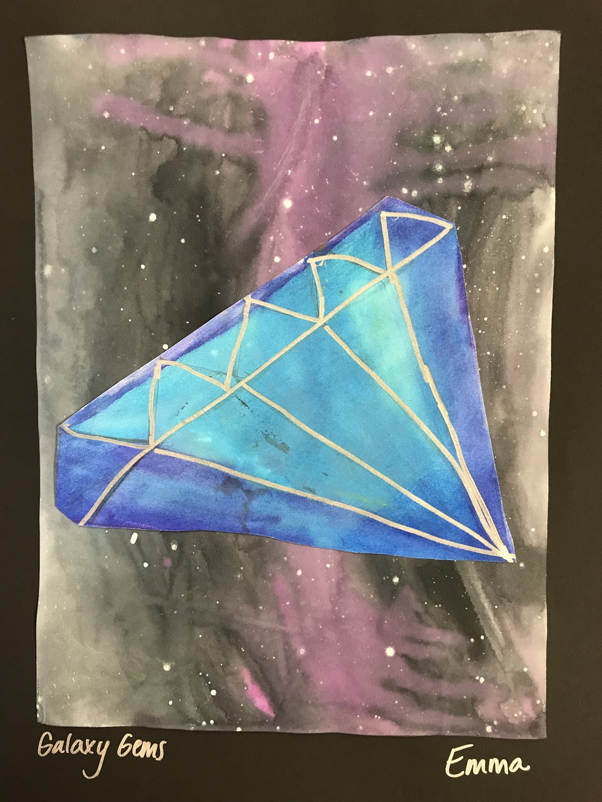 Elements of the Art Room: Art Rocks! 4th grade Gems & Crystals