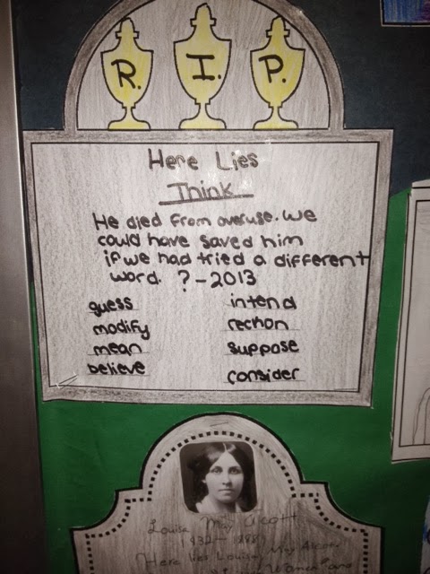 Simply Special Education: Author's Tombstone Projects