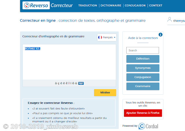 Reverso l'outil indispensable pour tous vos textes - ZinfosWeb