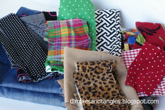 EASY FABRIC FLOWER ACCESSORIES | Dimples and Tangles