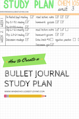 How to Create a Bullet Journal Study Plan