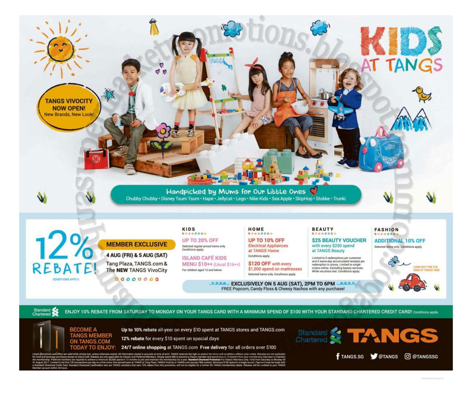 Tangs Kids At Tangs 04 - 05 August 2017 ~ Supermarket Promotions